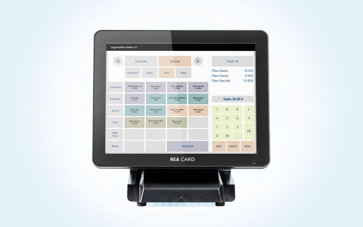 Gastronomie Kassensysteme von REA Card