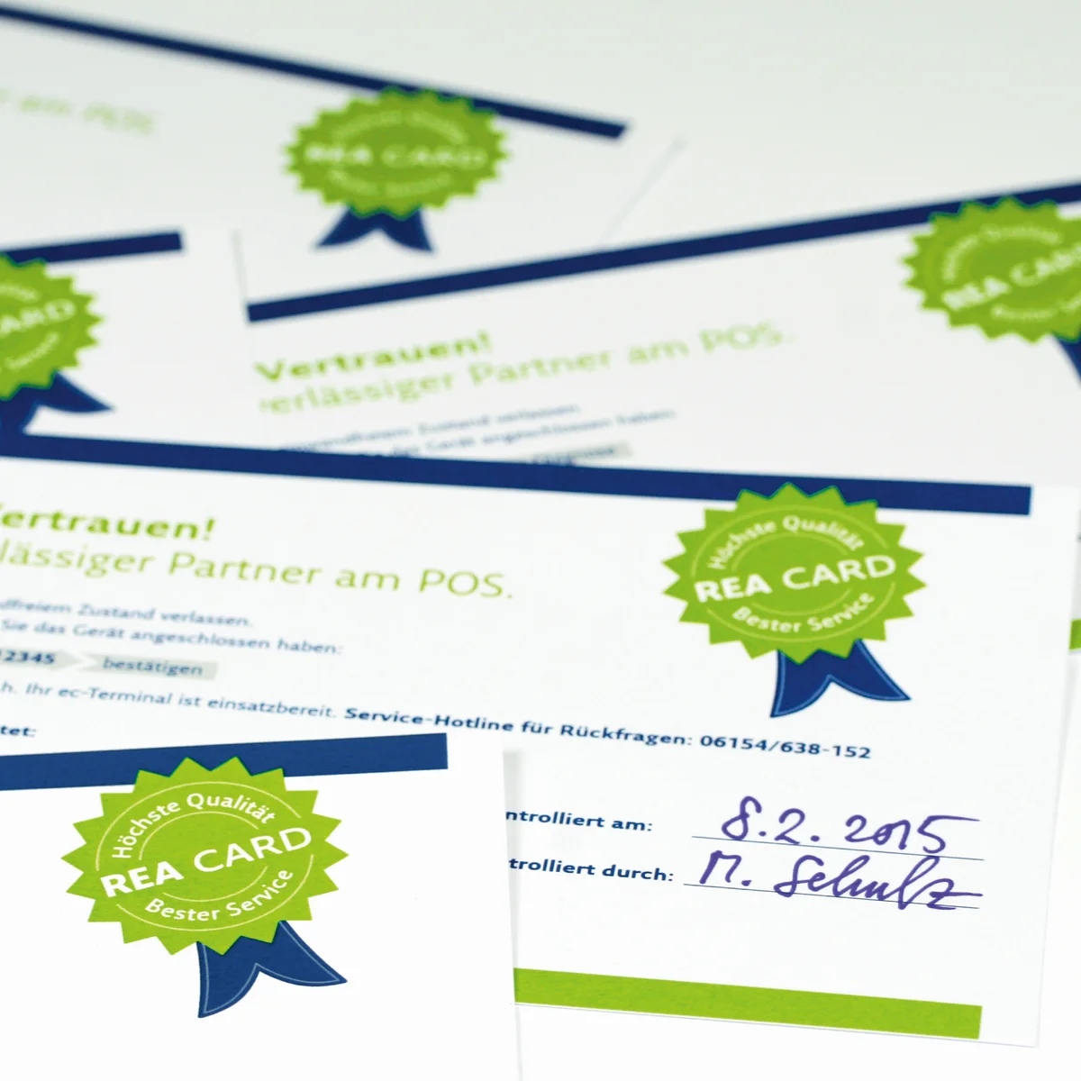 Service für Ihr REA Card Produkt